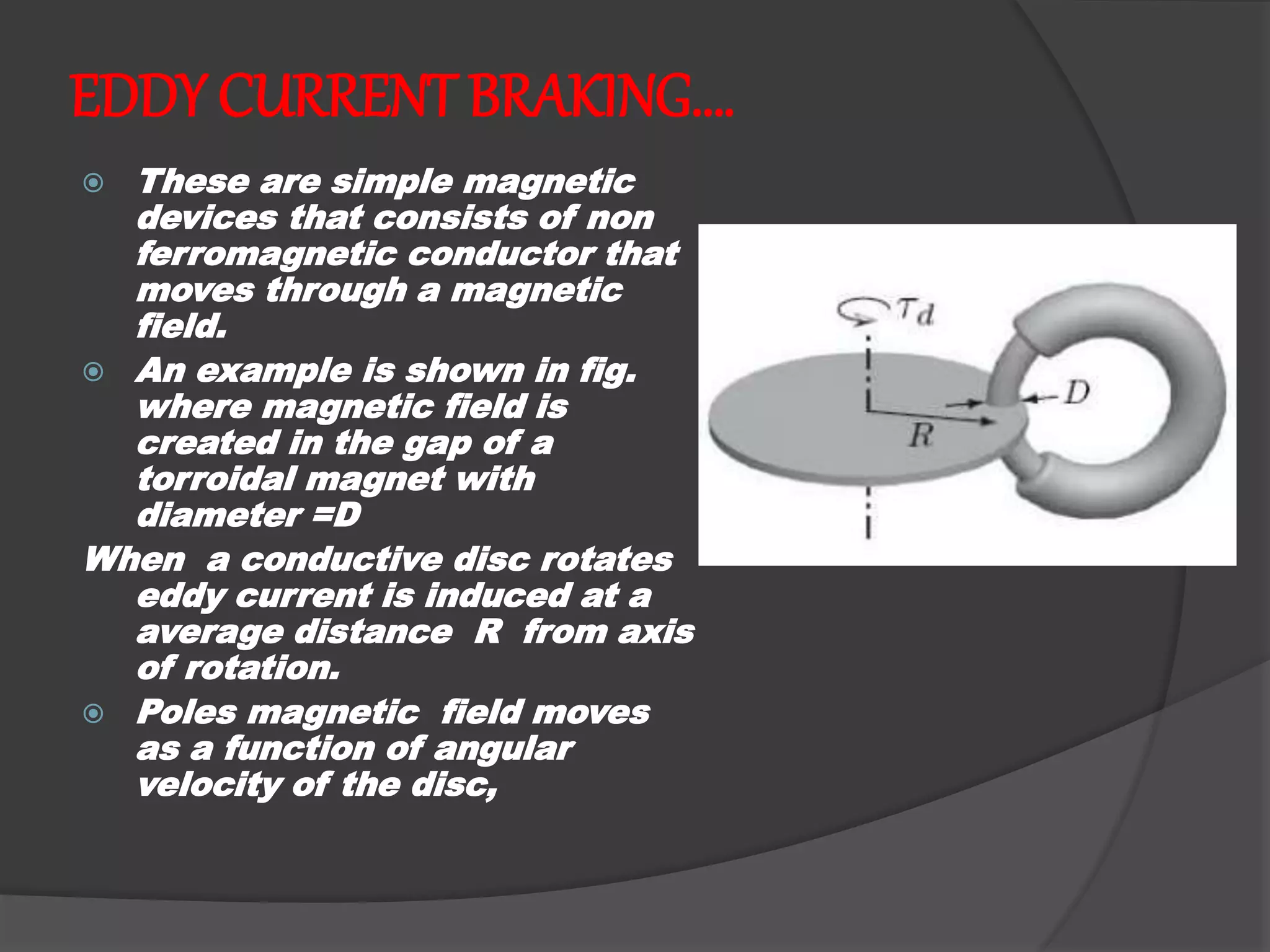 Eddy current brakes | PPTX
