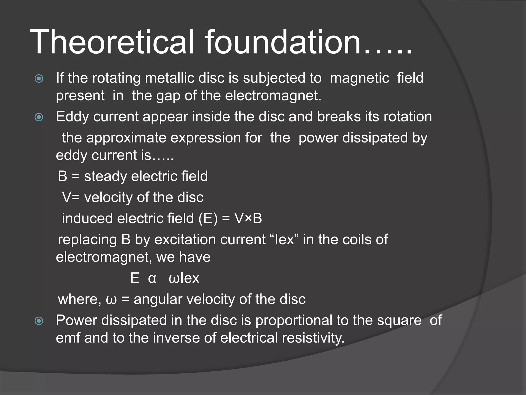 Eddy current brakes | PPTX