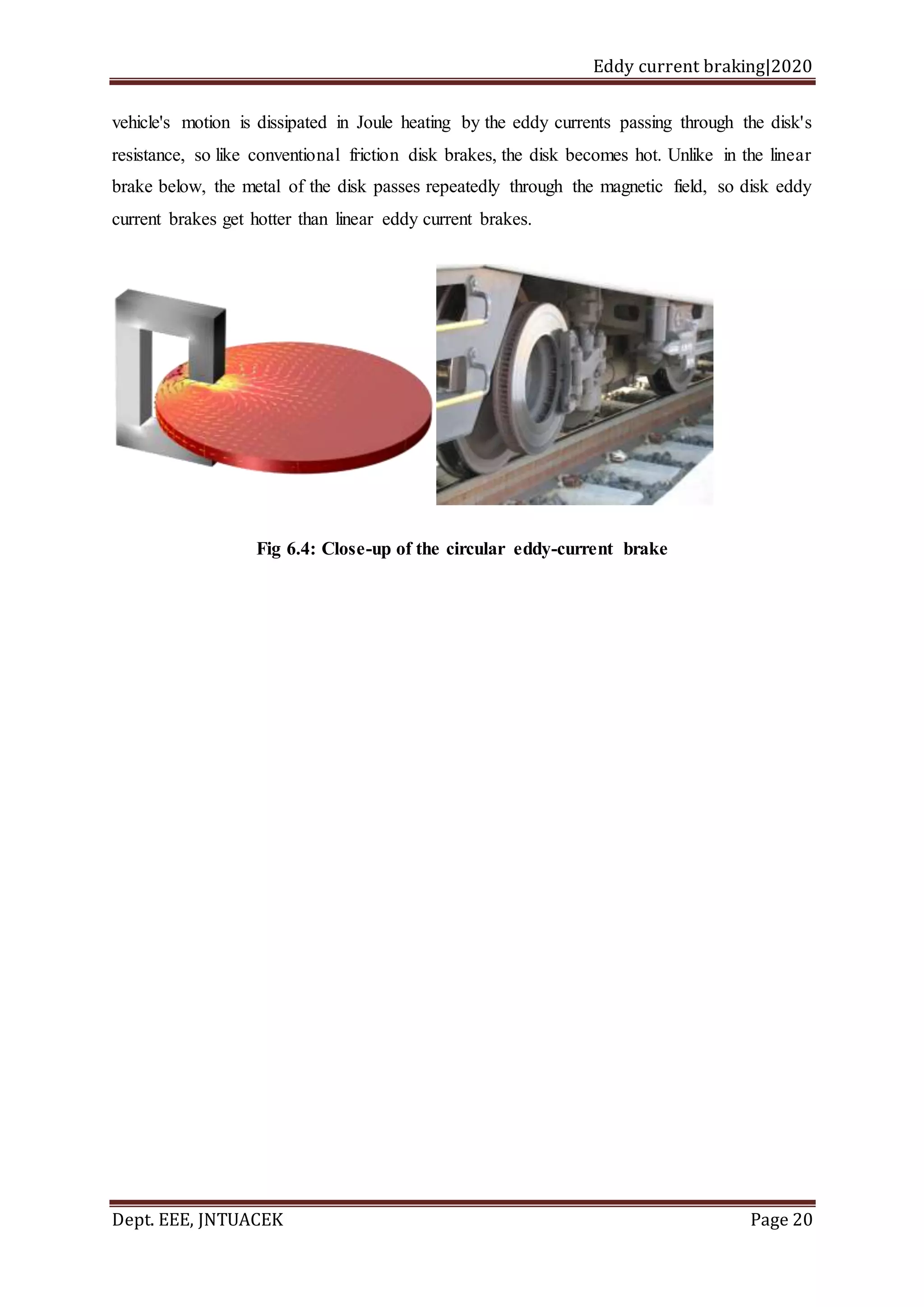 Eddy current braking documentation by Dilli Harsha | DOCX