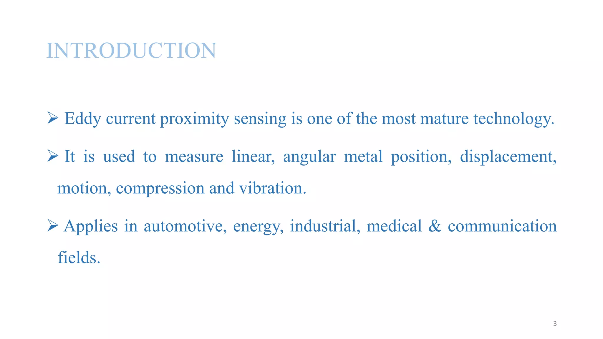 Eddy current digital proximity sensing for vibration detection | PPTX