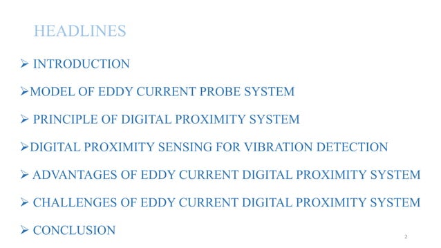 Eddy current digital proximity sensing for vibration detection | PPTX ...