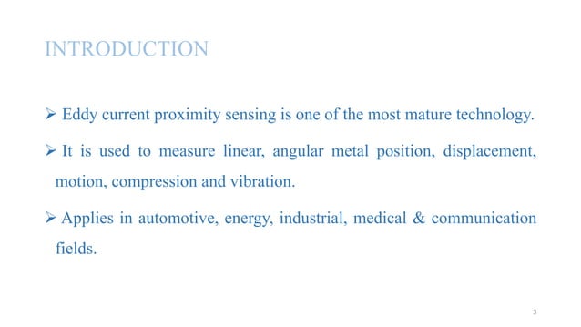 Eddy current digital proximity sensing for vibration detection | PPTX | Internet of Things ...