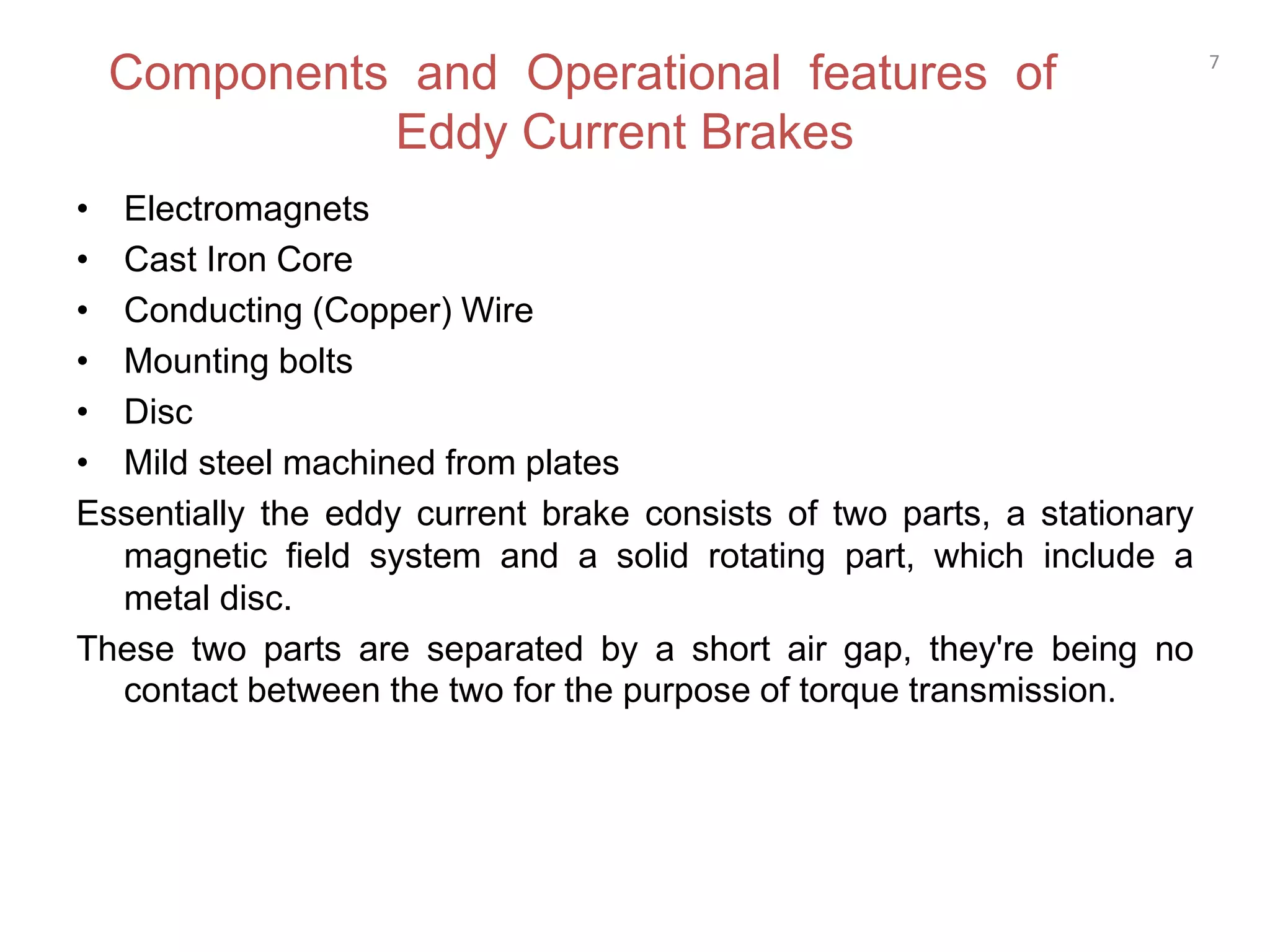 Eddy current brakes | PPT
