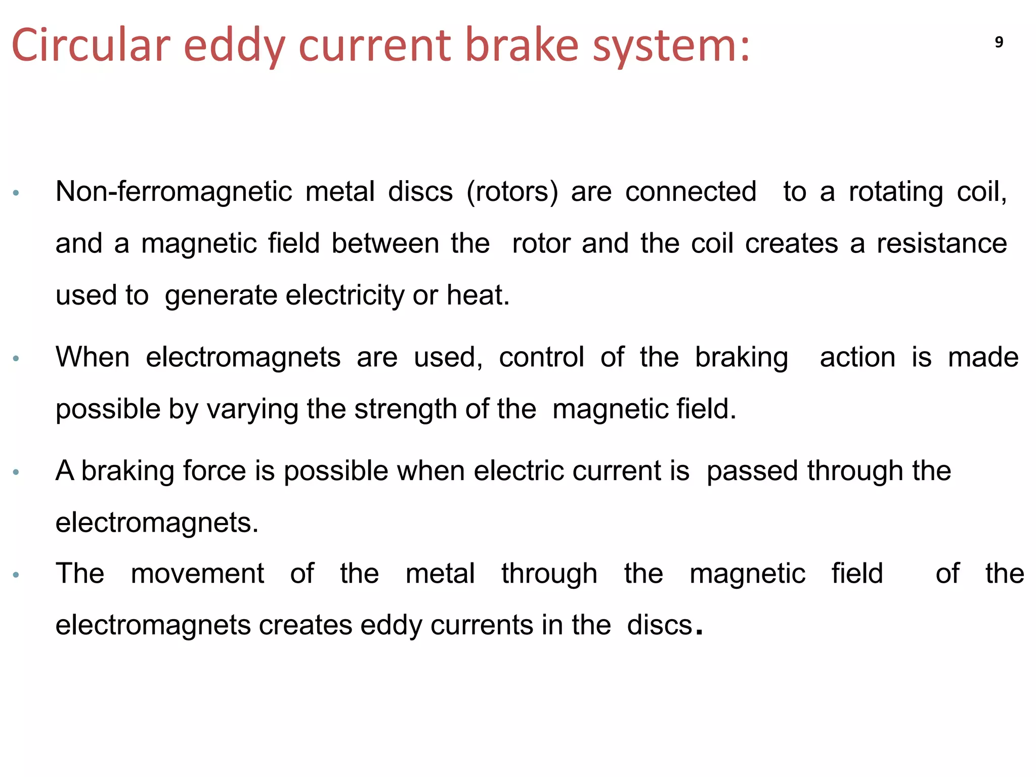 Eddy current brakes | PPT