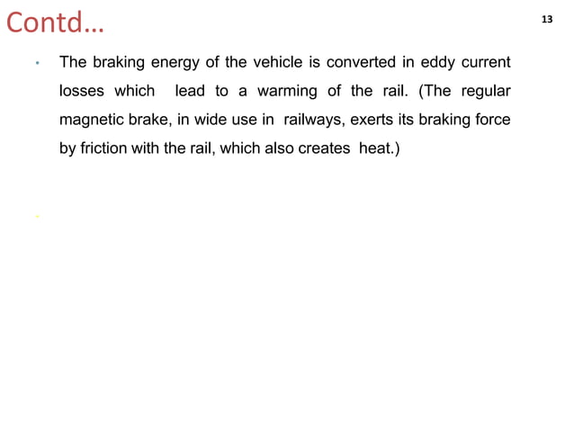 Eddy current brakes | PPT