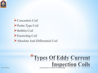Eddy current testing | PPTX