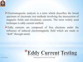 Eddy current testing | PPT
