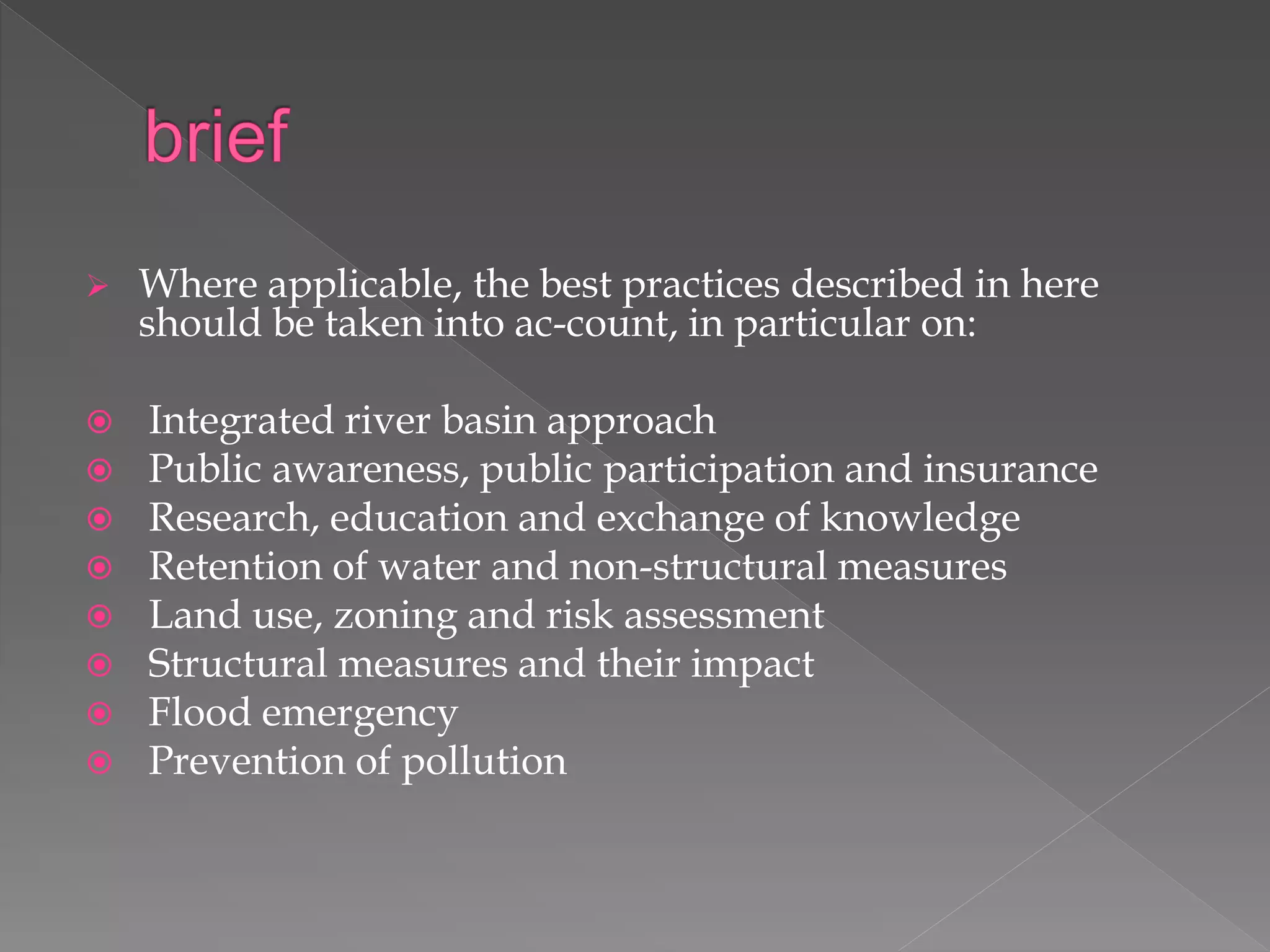 types of flood & flood mitigation/management techniques - damages | PPTX