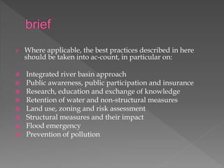 types of flood & flood mitigation/management techniques - damages | PPTX