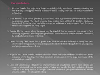 types of flood & flood mitigation/management techniques - damages | PPTX