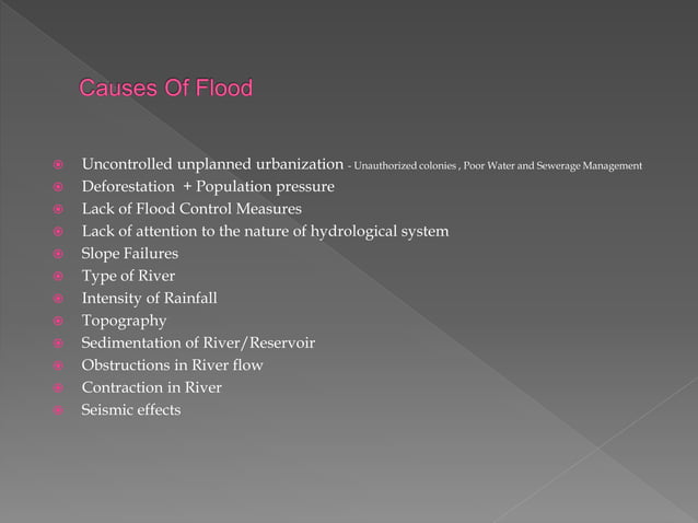 types of flood & flood mitigation/management techniques - damages ...