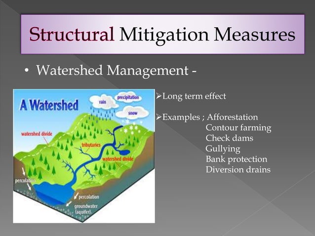types of flood & flood mitigation/management techniques - damages