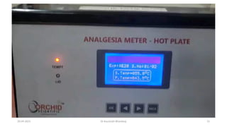 Eddy Hot Plate Analgesiometer - Standard Operating Procedure and ...