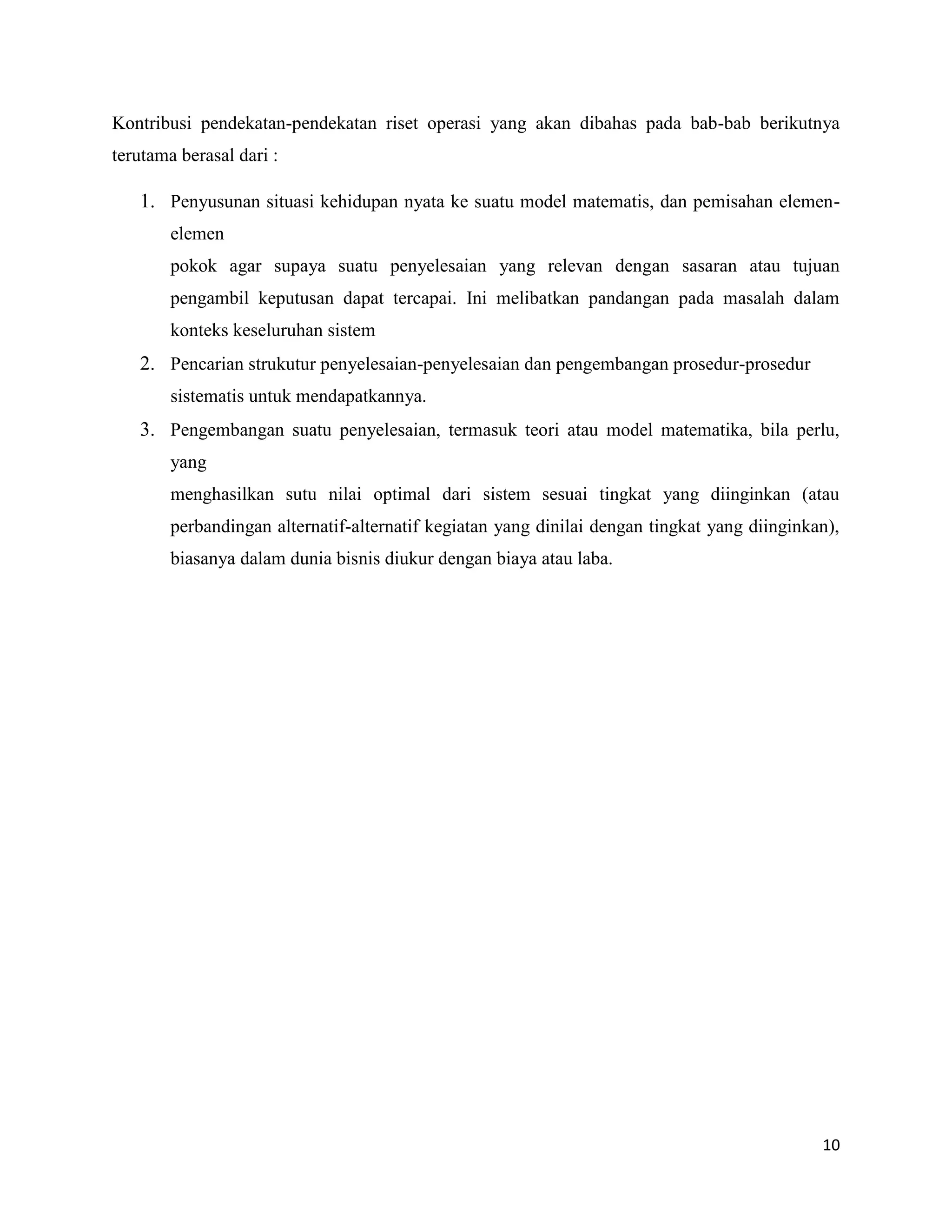 RANGKUMAN DASAR – DASAR OPERATIONS RESEARCH EDISI 2 SEBAGAI TUGAS MATA KULIAH RISET OPERASI | PDF