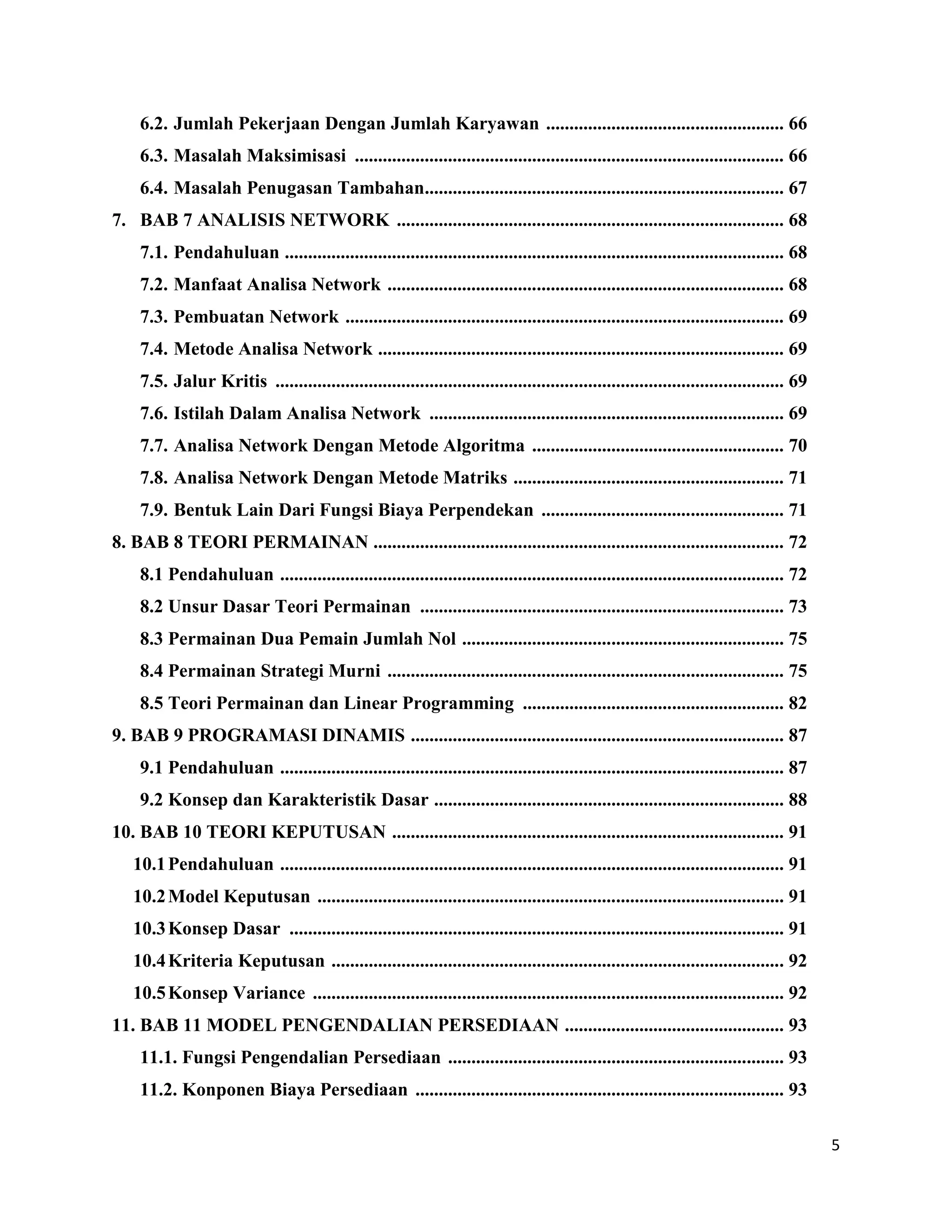 RANGKUMAN DASAR – DASAR OPERATIONS RESEARCH EDISI 2 SEBAGAI TUGAS MATA KULIAH RISET OPERASI | PDF