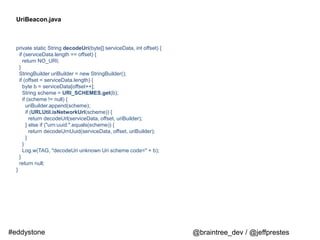 Eddystone Beacons - Physical Web - Giving a URL to All Objects | PPTX