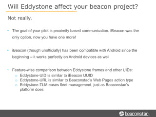 Eddystone beacons: Everything you need to know | PPTX