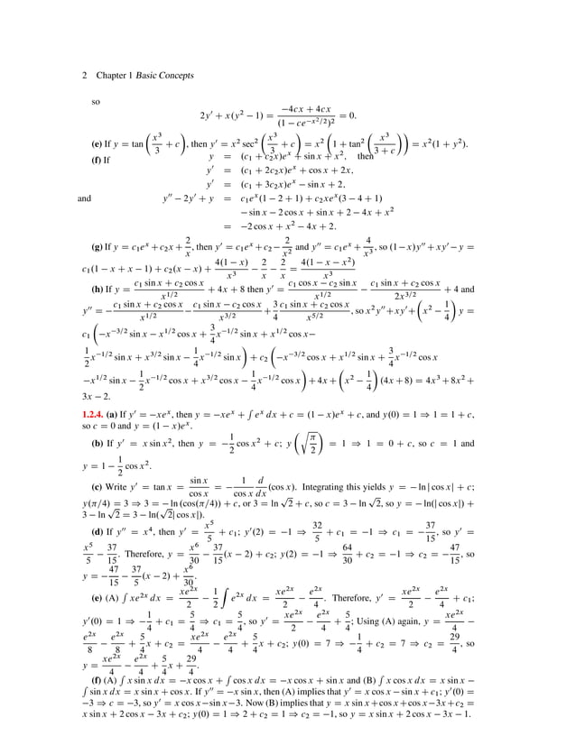 elementary differential equation | PDF