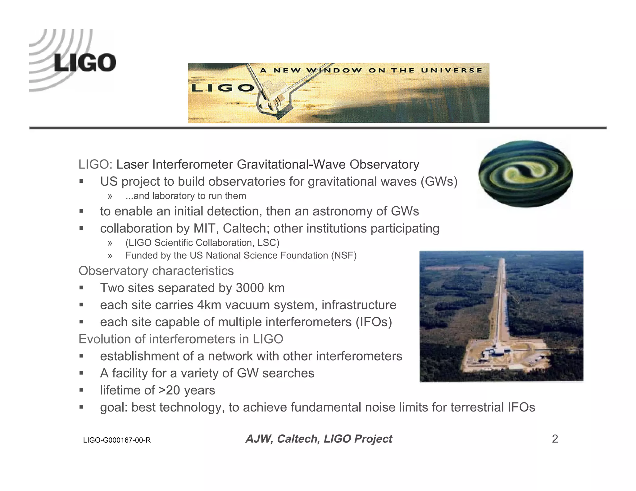 LIGO - General Information | PDF