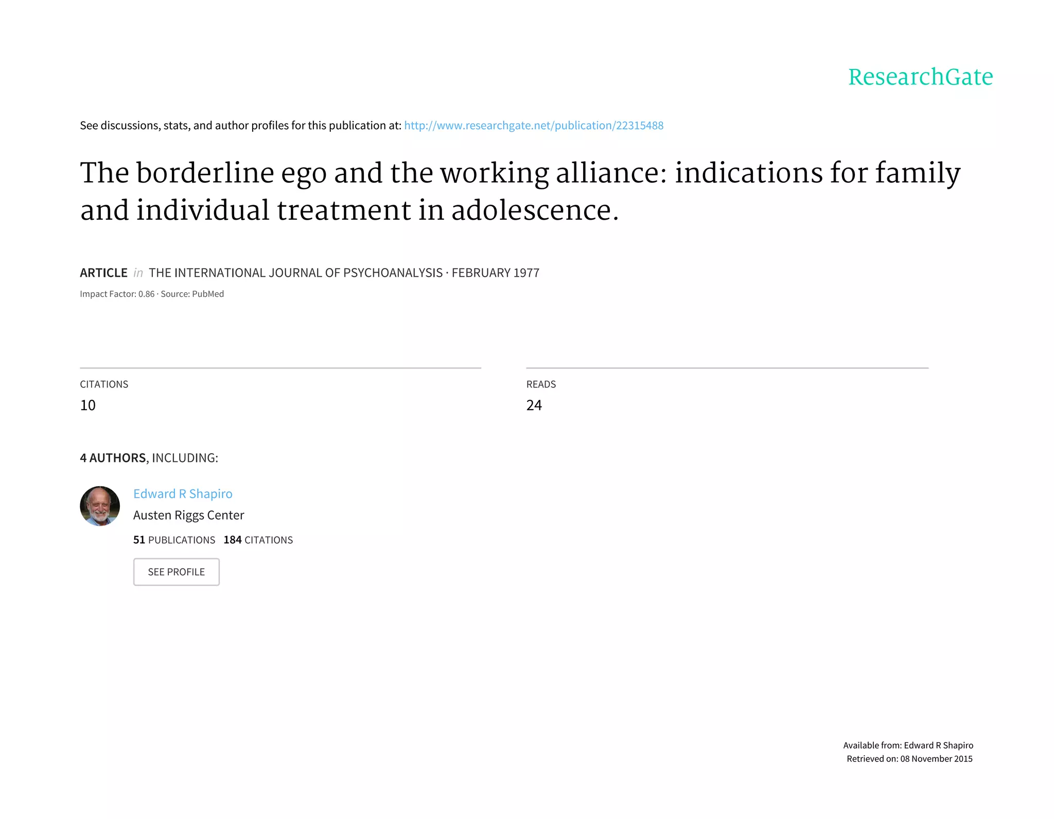 Borderline Ego and Working Alliance (1).PDF