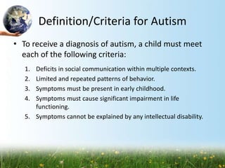 Presentation on Reading Strategies for Helping Students with Autism | PPTX