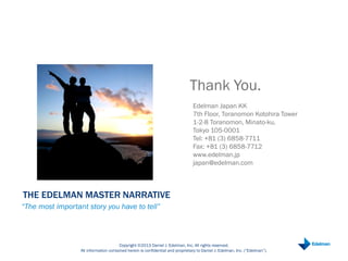 The Edelman Master Narrative | PDF
