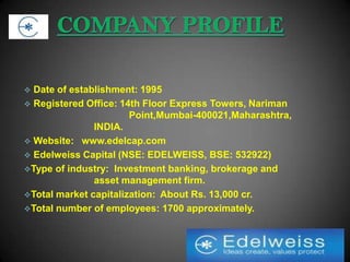 Edelweiss capital limited | PPTX