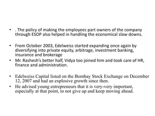 Edelweiss case study | PPTX