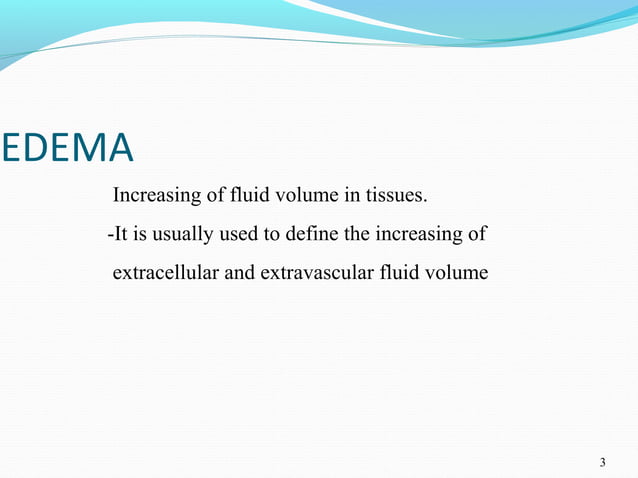 Edema | PPT | Free Download