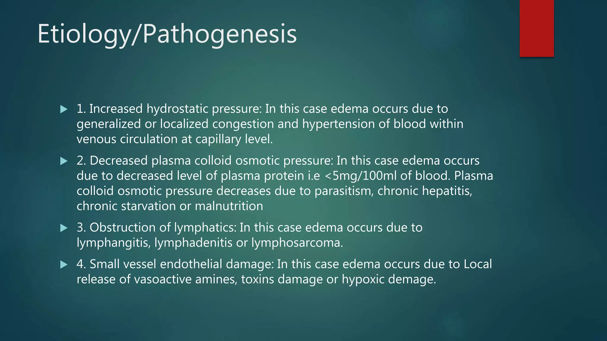 Edema | PPTX