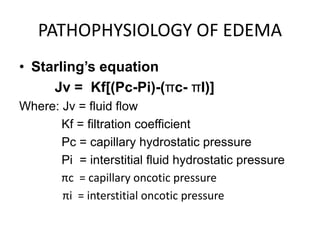 Edema | PPTX | Heart and Cardiovascular Diseases | Diseases and Conditions