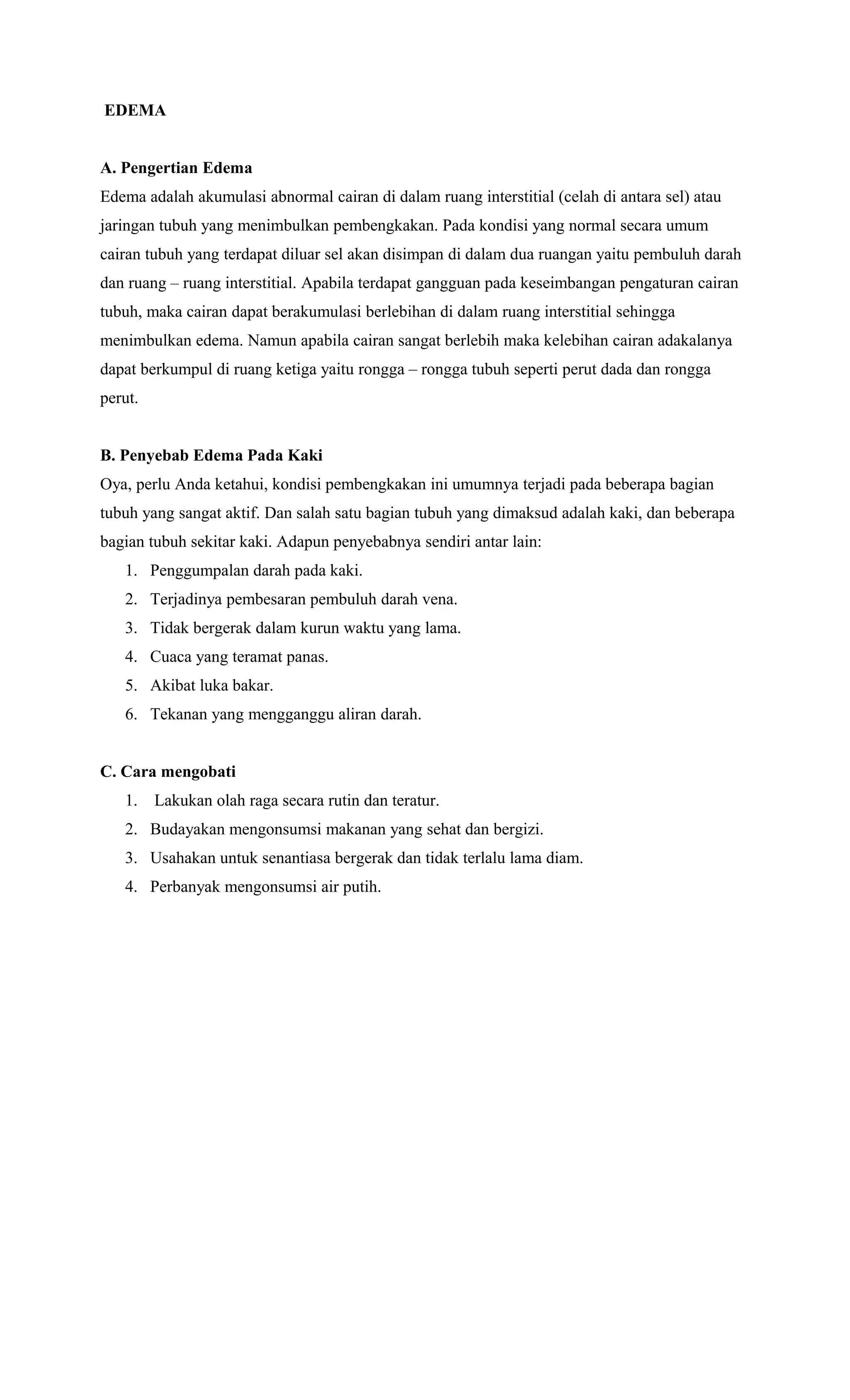 Edema | DOC