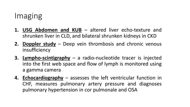 Approach to Pedal Edema (for undergraduates) | PPTX | Blood Disorders ...