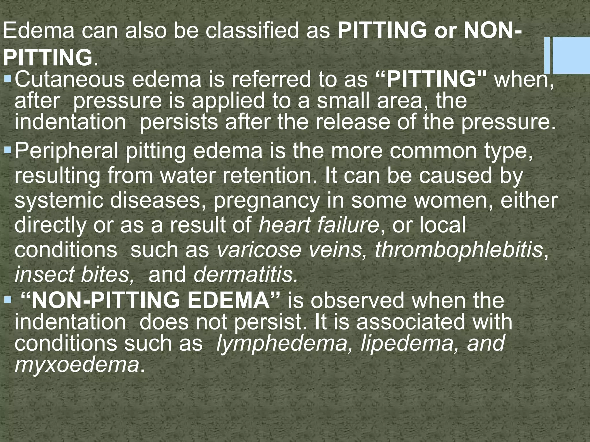 Edema | PPTX
