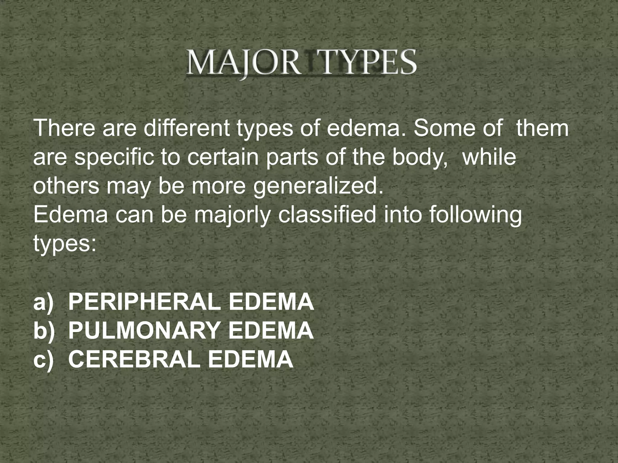 Edema | PPTX