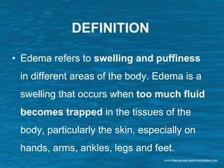 Edema | PPT