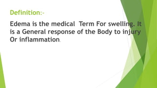 edema.pptx | Medical Health