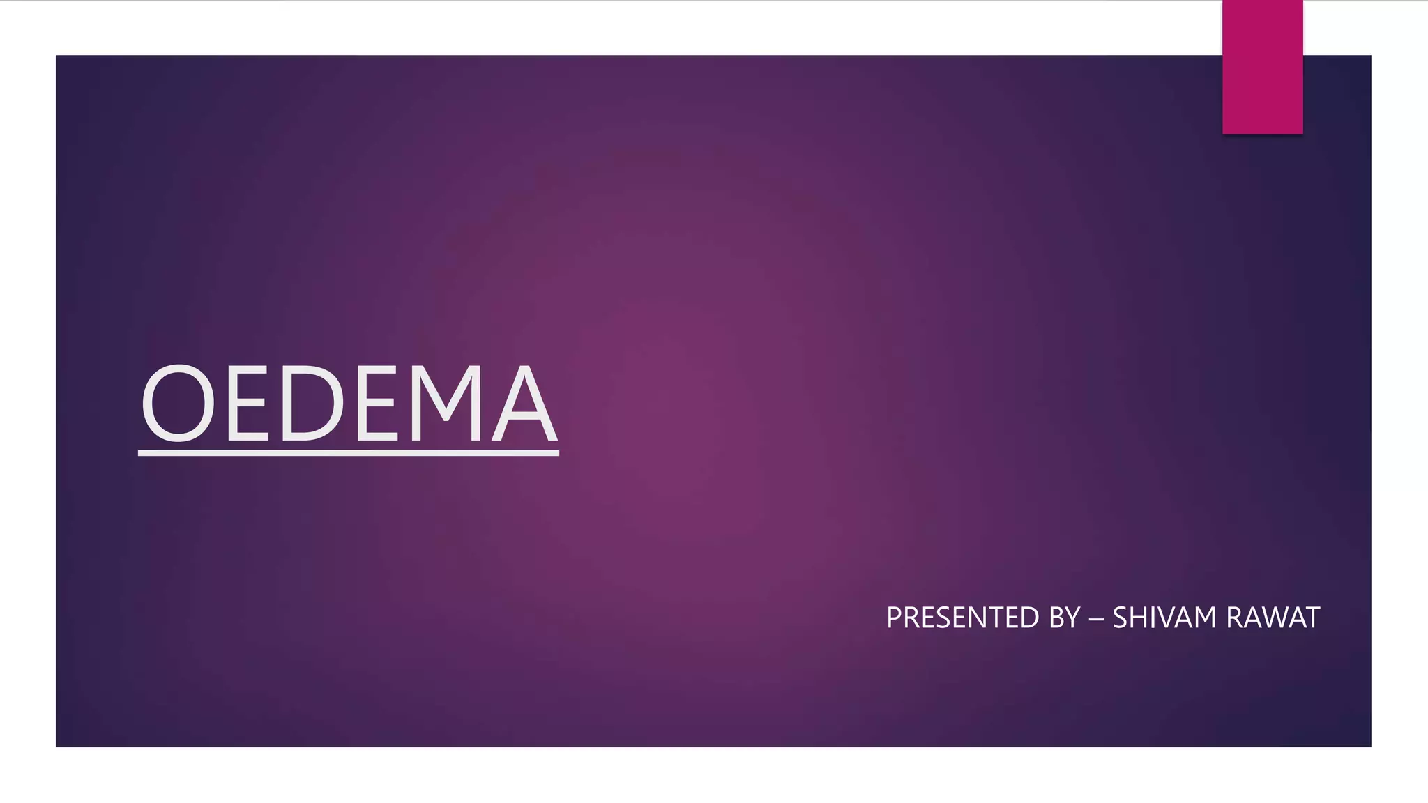 Edema Pptx