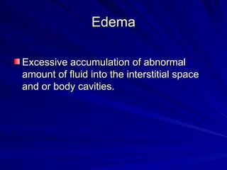edema explained , types and diagnoses .ppt