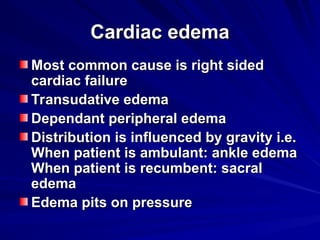 edema explained , types and diagnoses .ppt