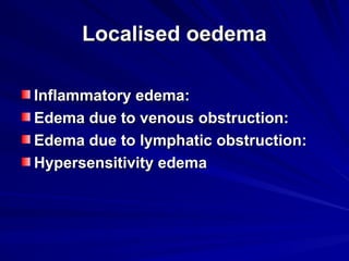 edema how to diagnose and management .ppt