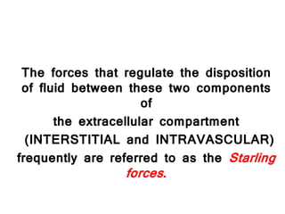 Edema; Harrison 19th edition | PPTX