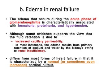 Renal Failure Edema