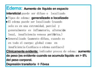 EDEMA - CLASEEEEEEEEEDEMEDICINAHUMANAAAA | PDF