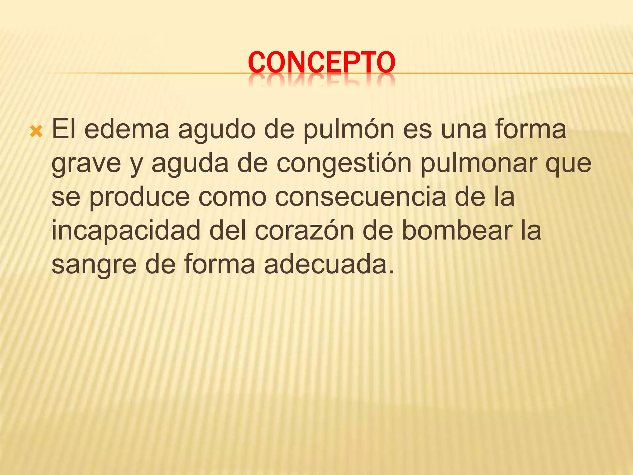 Edema a del pulmon | PPTX