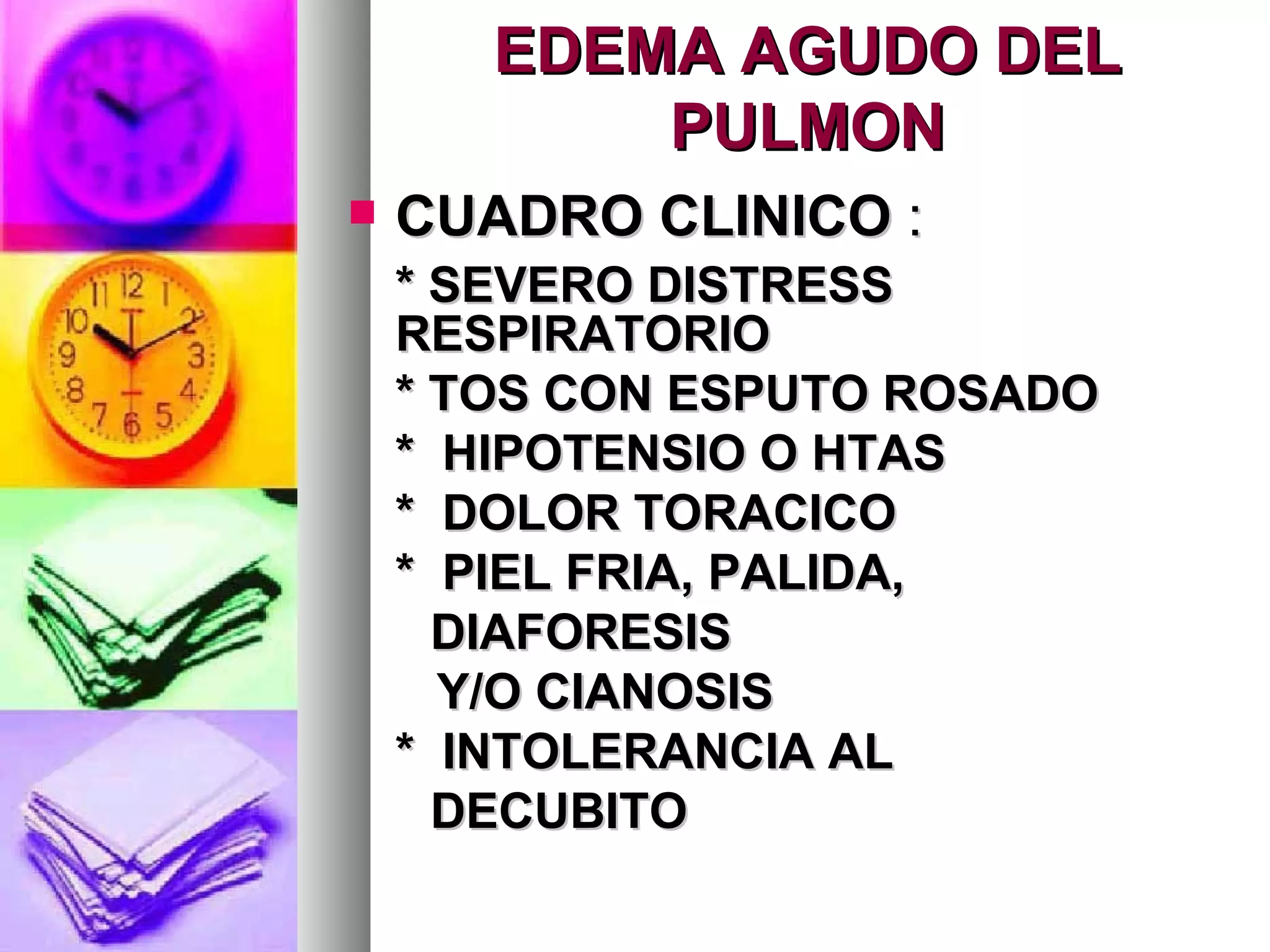 Edema agudo del pulmon | PPT