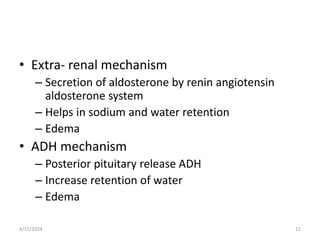 edema and shock Definition, pathogenesis and morphology | PPTX