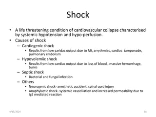 edema and shock Definition, pathogenesis and morphology | PPTX