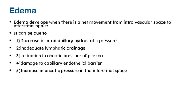 Edema pathogenesis,causes, approach.pptx