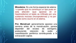 Edema generalizado | PPTX